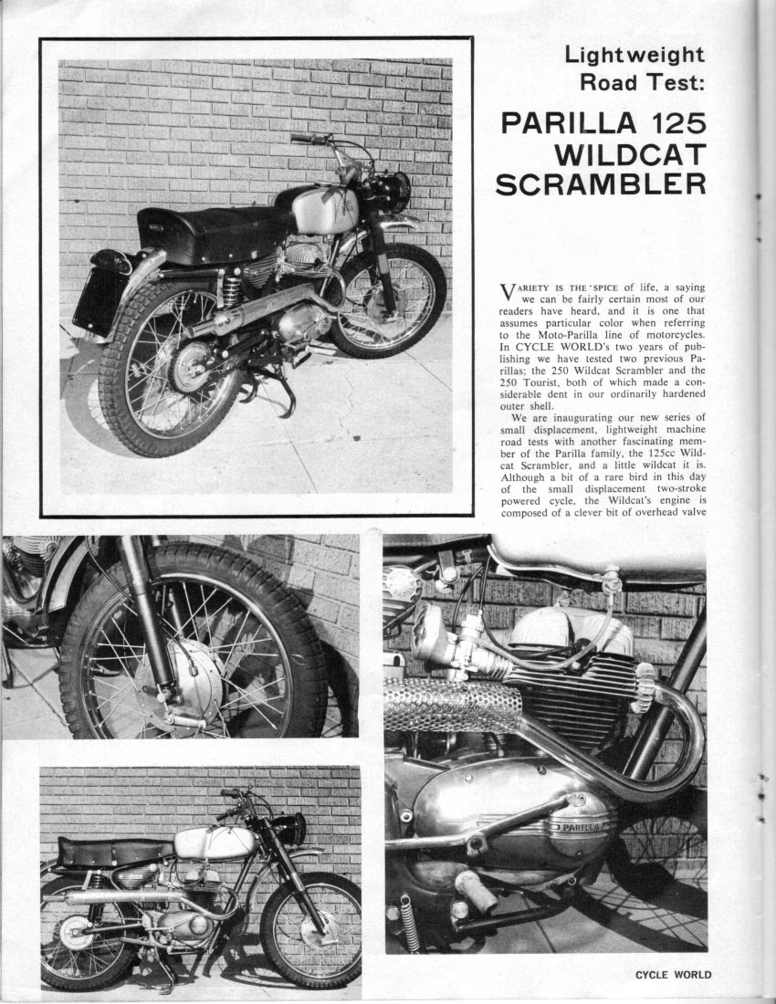 Parilla Wildcat Scrambler | Adventure Rider